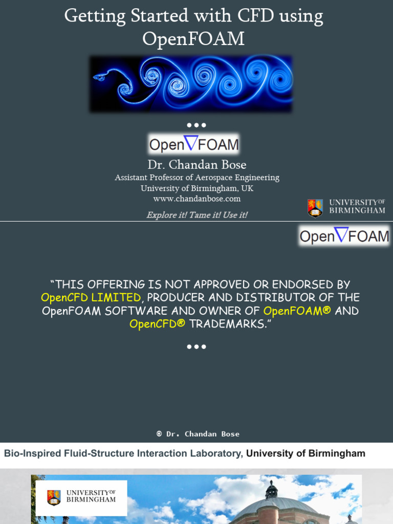 OpenFOAM NPTEL ChandanBose | PDF | Algebra | Computer Programming