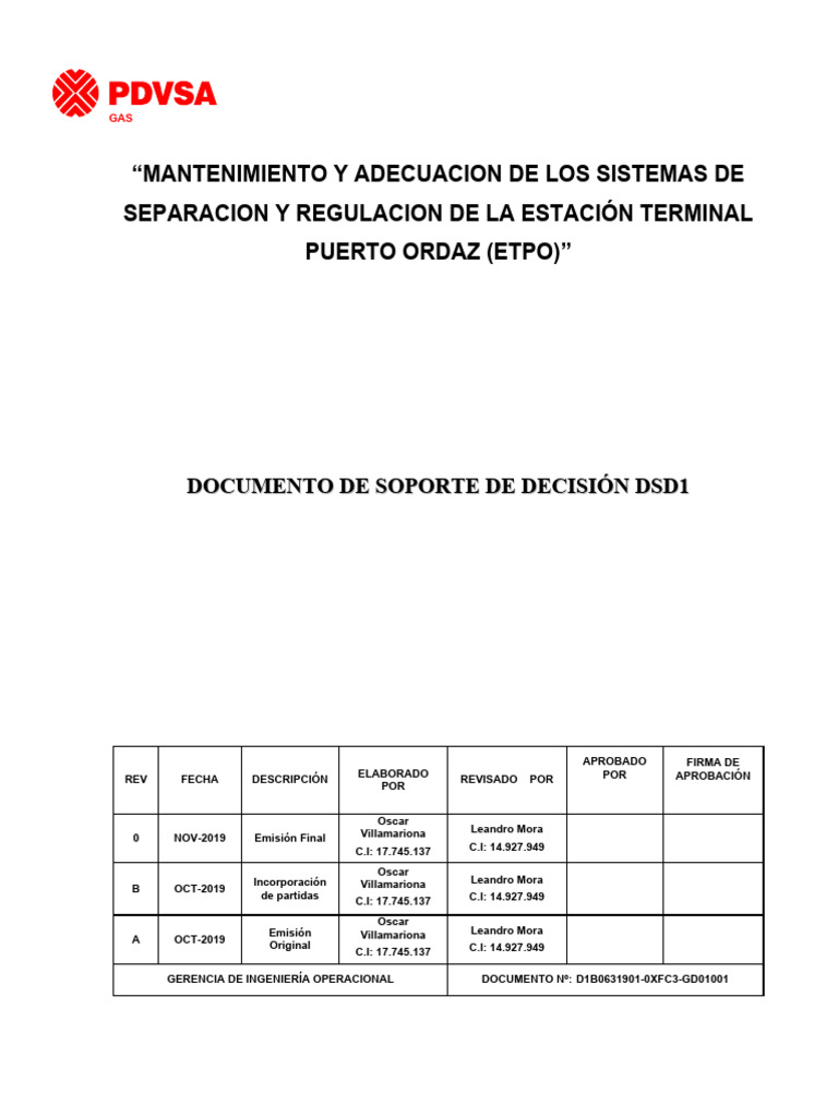 DSD 1 MTTO Y ADECU EPPO 30 Abril | PDF | Ingeniería | Tasa interna de retorno