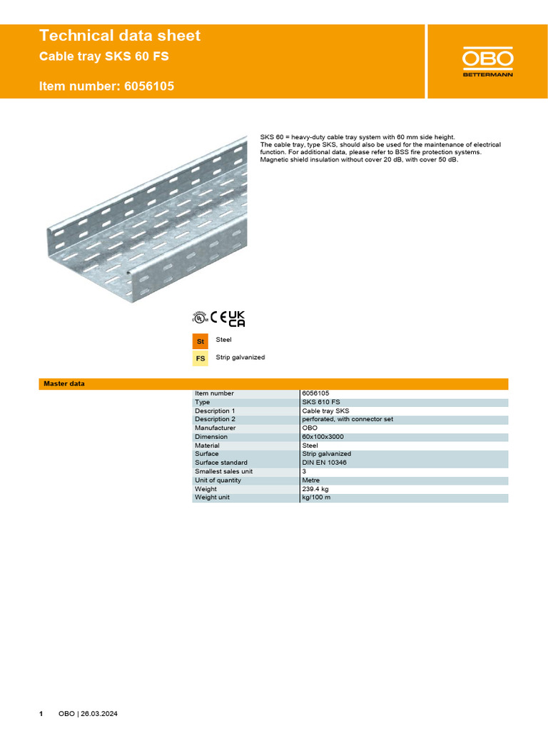 SKS 610 FS-6056105-en GB | PDF | Sheet Metal | Electrical Connector