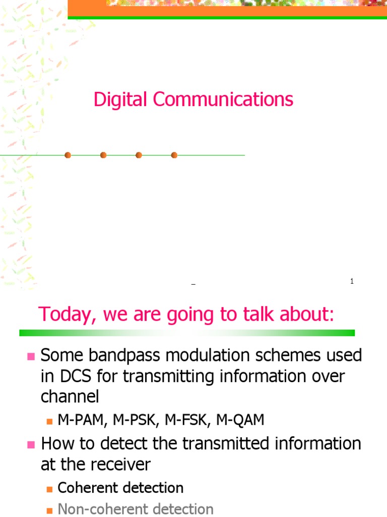 Bandpass Demod | PDF | Modulation | Physical Layer Protocols