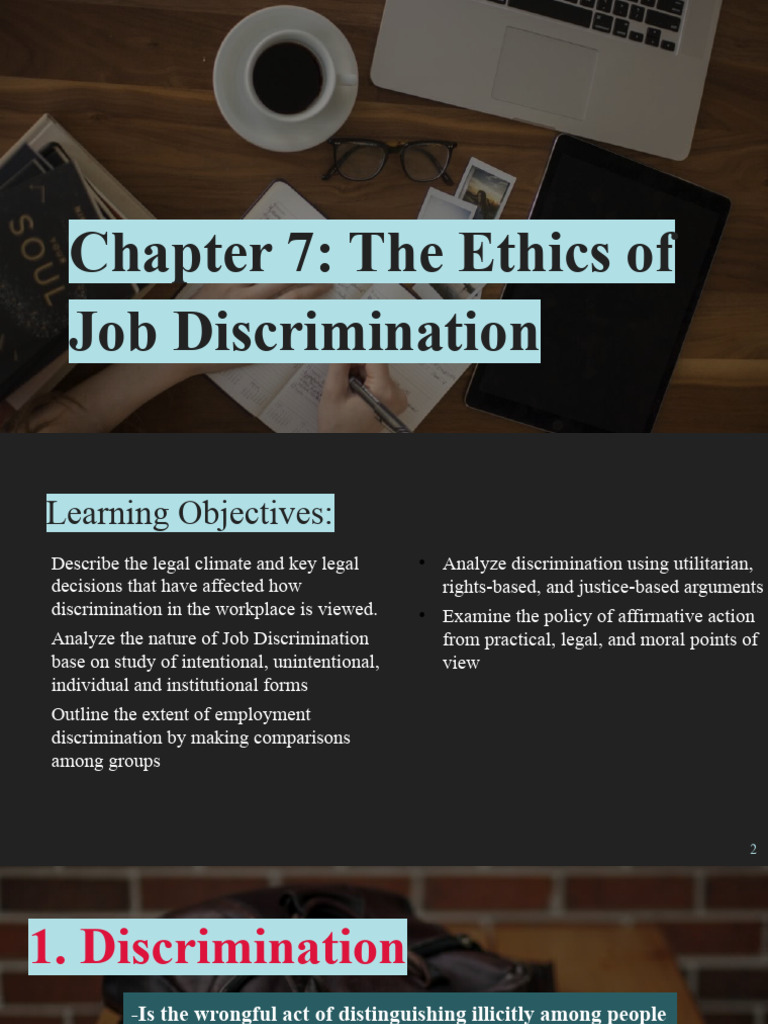 Module 9 Ethics of Job Discrimination | PDF | Affirmative Action ...