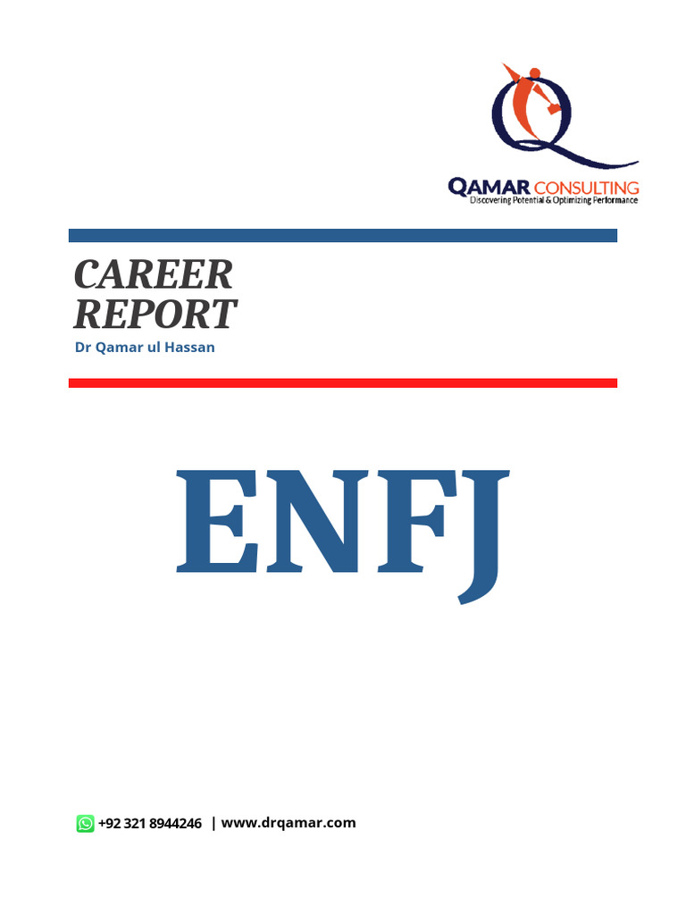 ENFJ-CAREER-REPORTS | PDF