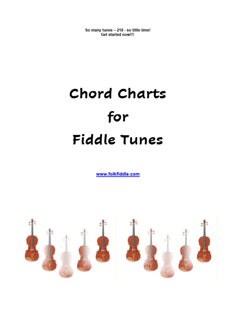Chord Charts For Fiddle Tunes 12-6-2020 in PDF | PDF | Ragtime | Musicology