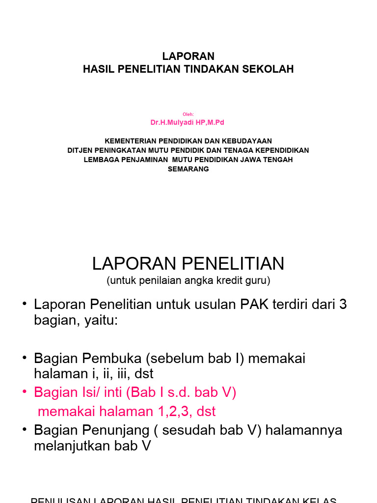 Laporan PTS | PDF | Karier & Perkembangan