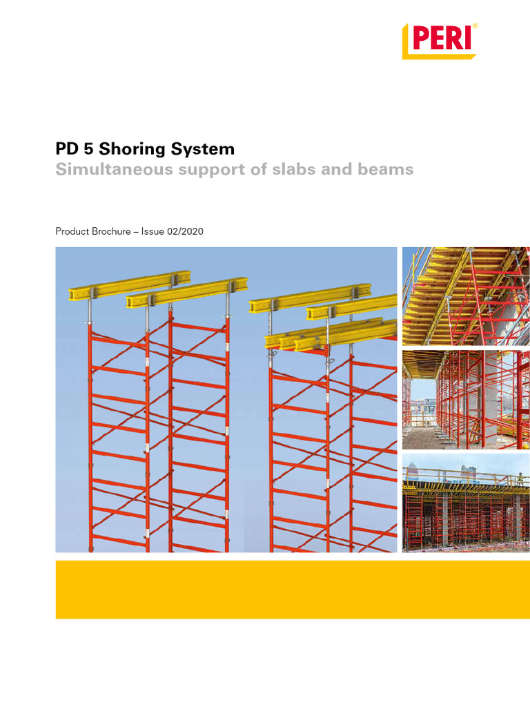 pd-5-shoring-system-brochure-2020-02_en | PDF | Crane (Machine)