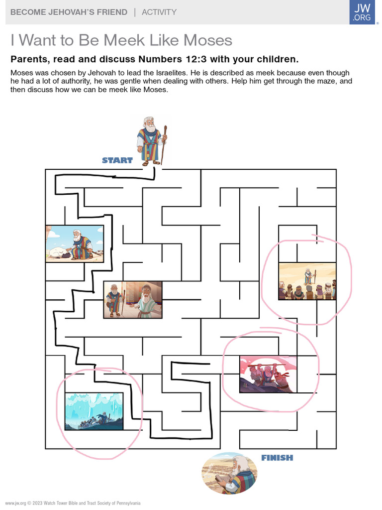 Teaching Kids Meekness Through Moses | PDF