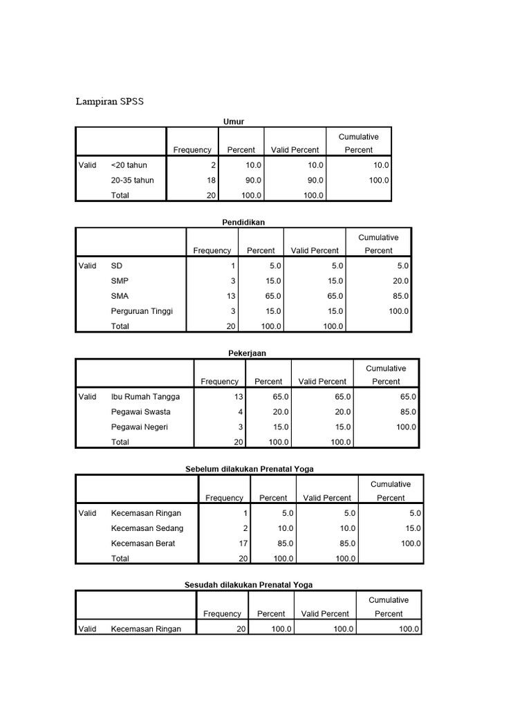Lampiran SPSS Elda | PDF