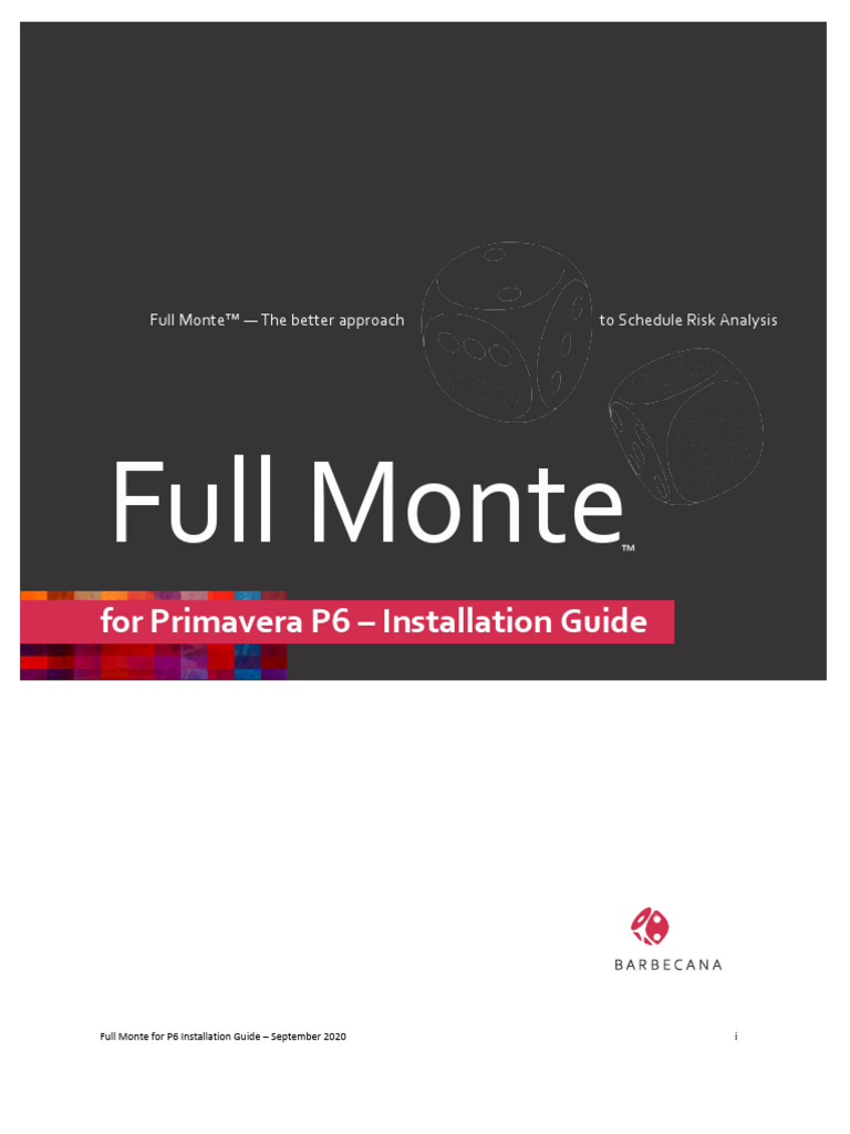 Full Monte SRA For P6 Installation Guide | PDF | Databases | Installation (Computer Programs)