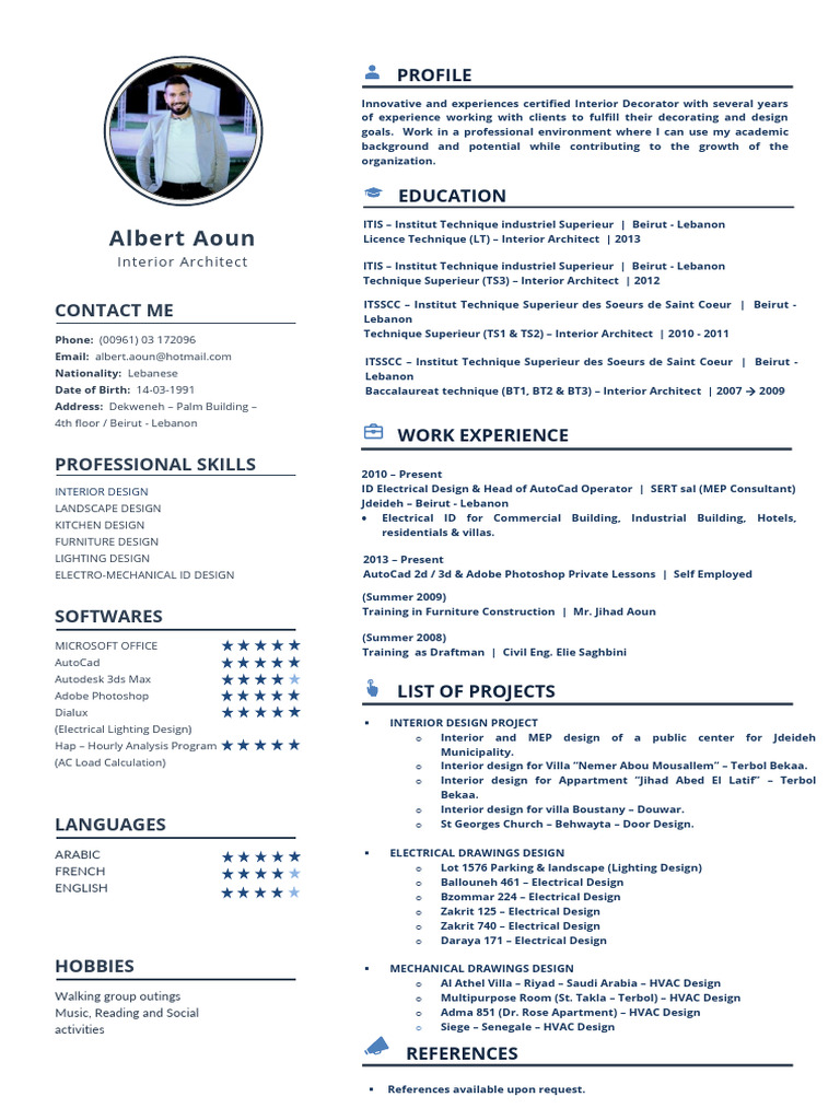Albert Aoun Resume | PDF