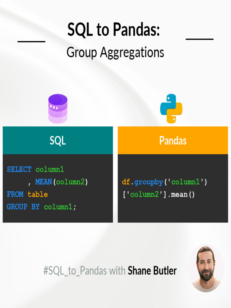 SQL To Pandas - Group Aggregations | PDF | Data Management | Data ...