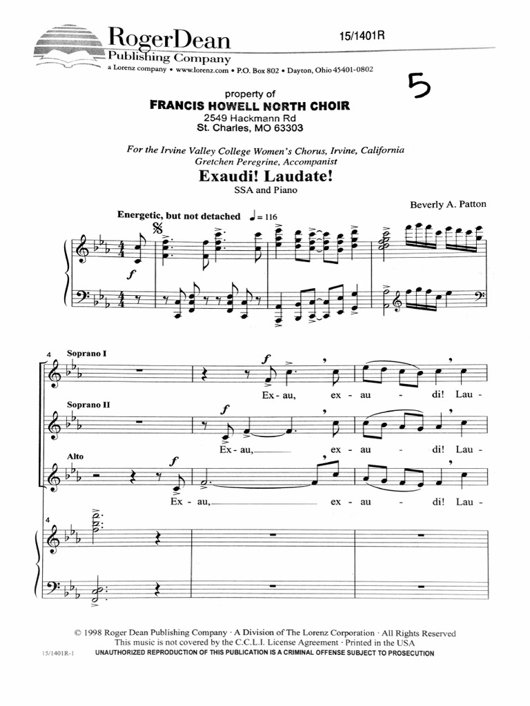 Exaudi Laudate | PDF