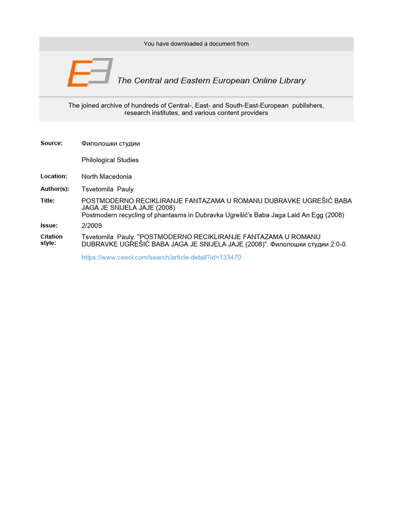 Postmodern-Recycling-Of-Phantasms-In-Dubravka-Ugre%c5%a1i%c4%87%27s ...