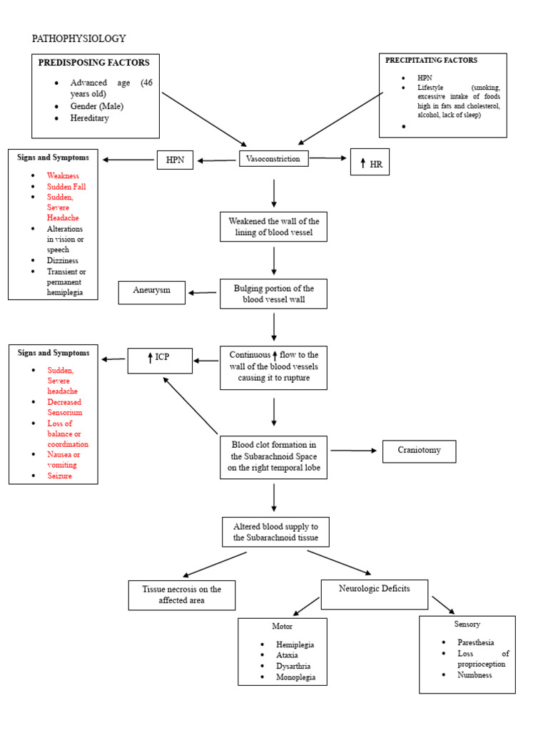 Aneurysm Pathophysiology and Symptoms | PDF | Paresthesia | Headache