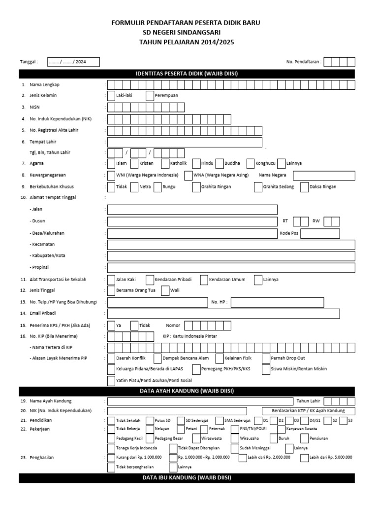 Form PPDB | PDF