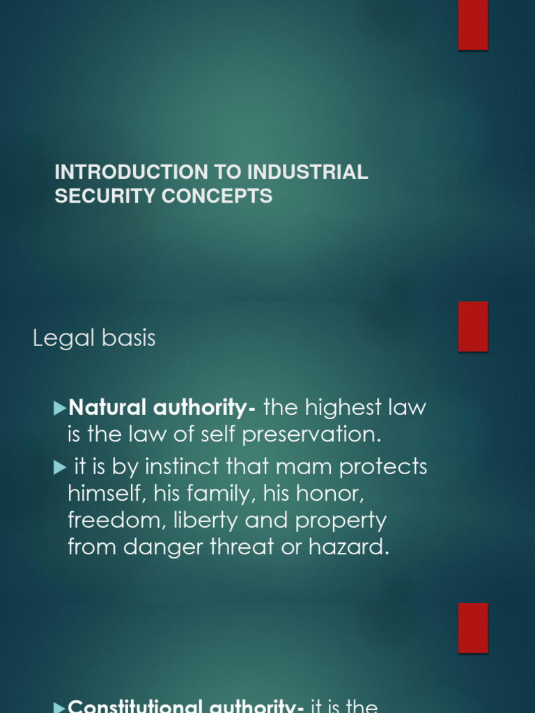 Amici Introduction - To - Industrial - Security - Concepts | PDF | Classified Information | Bank ...