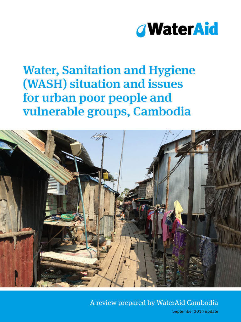 WASH Situation and Issues For Urban Poor People and Vulnerable Groups ...