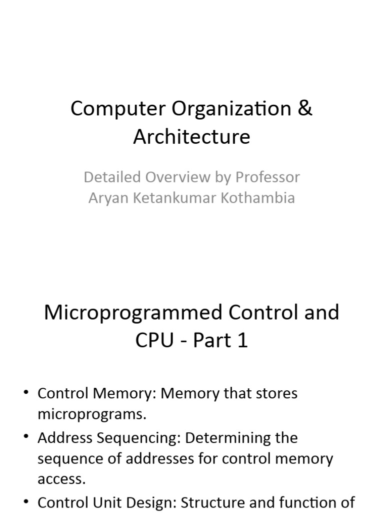 Computer Organization Architecture Enhanced | PDF | Business | Computers Computer Organization Architecture Enhanced | PDF | Business | Computers