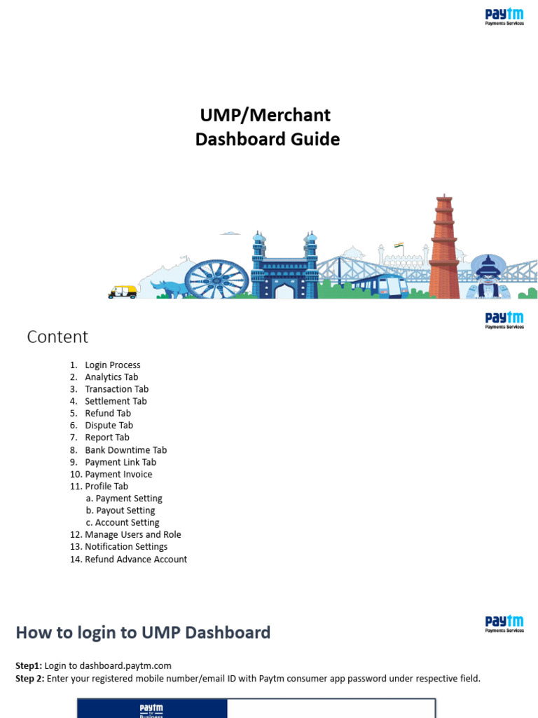 UMP Dashboard - Guide | PDF | Invoice | Computing