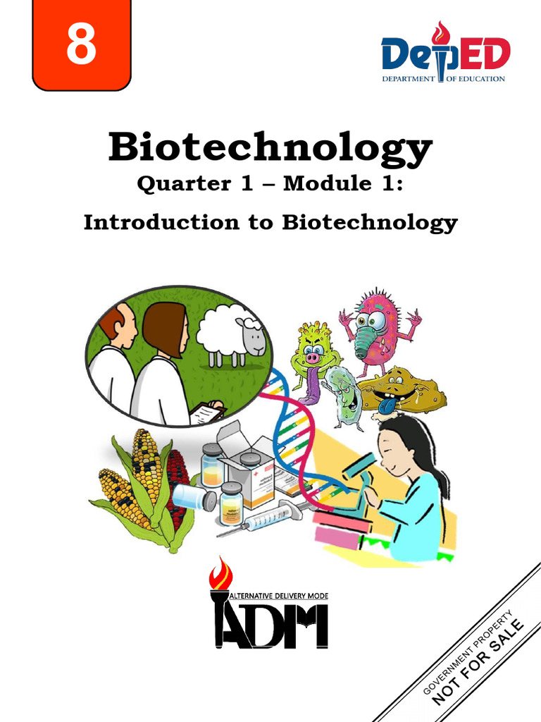 Q1 Module 1 in Biotechnology | PDF | Biotechnology | Dna Sequencing