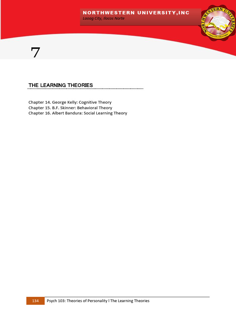 Top Kelly, Skinner, Bandura | PDF | Reinforcement | Cognition