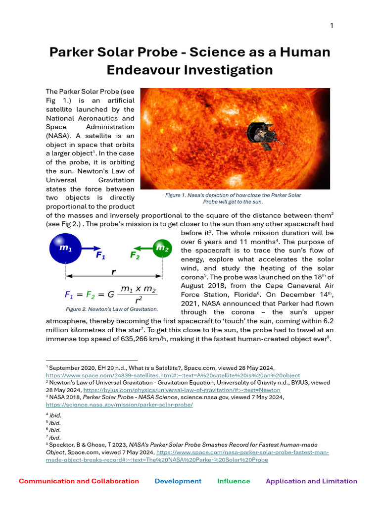 Parker Solar Probe: Mission to the Sun | PDF | Orbit | Sun