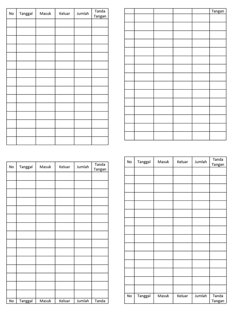 Buku Tabungan - TK Kasih Ibu | PDF