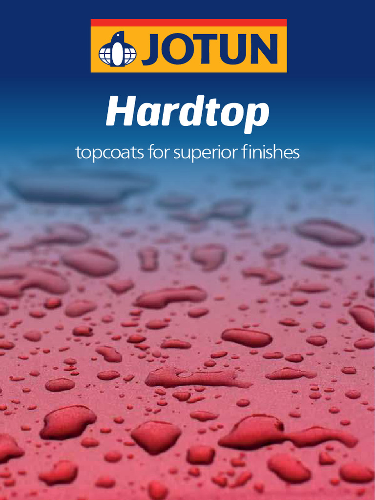 Hardtop Topcoats Brochure PDF | PDF | Polyurethane | Paint