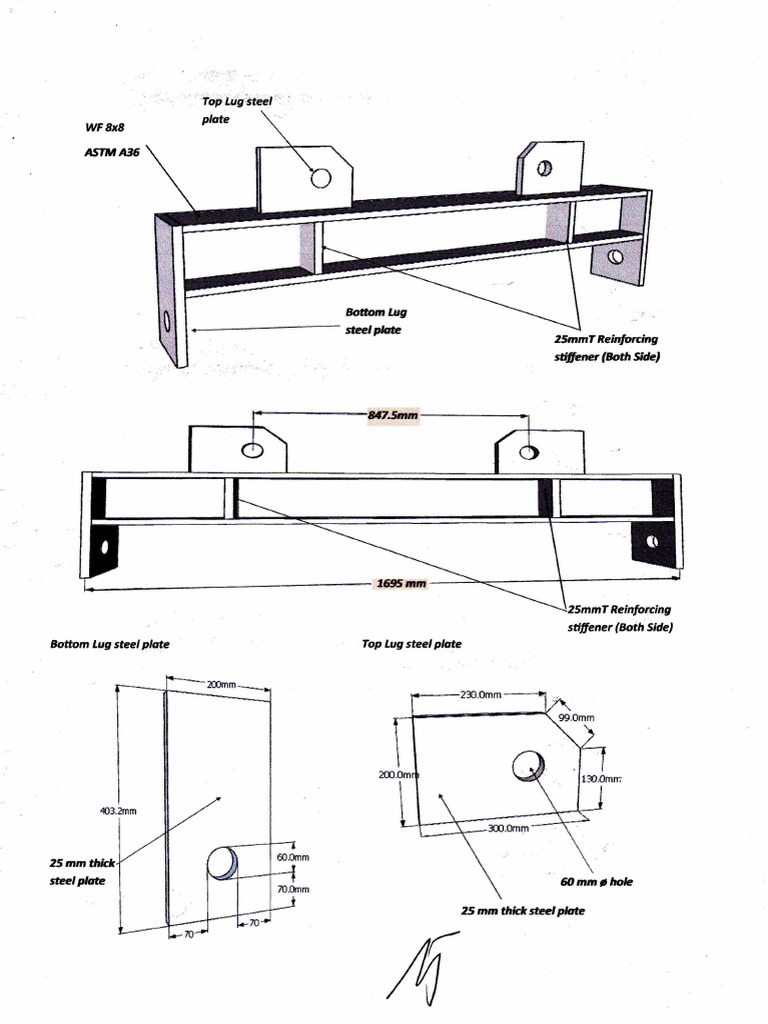 Spreader Beam Design - Sign and Sealed | Download Free PDF | Materials ...