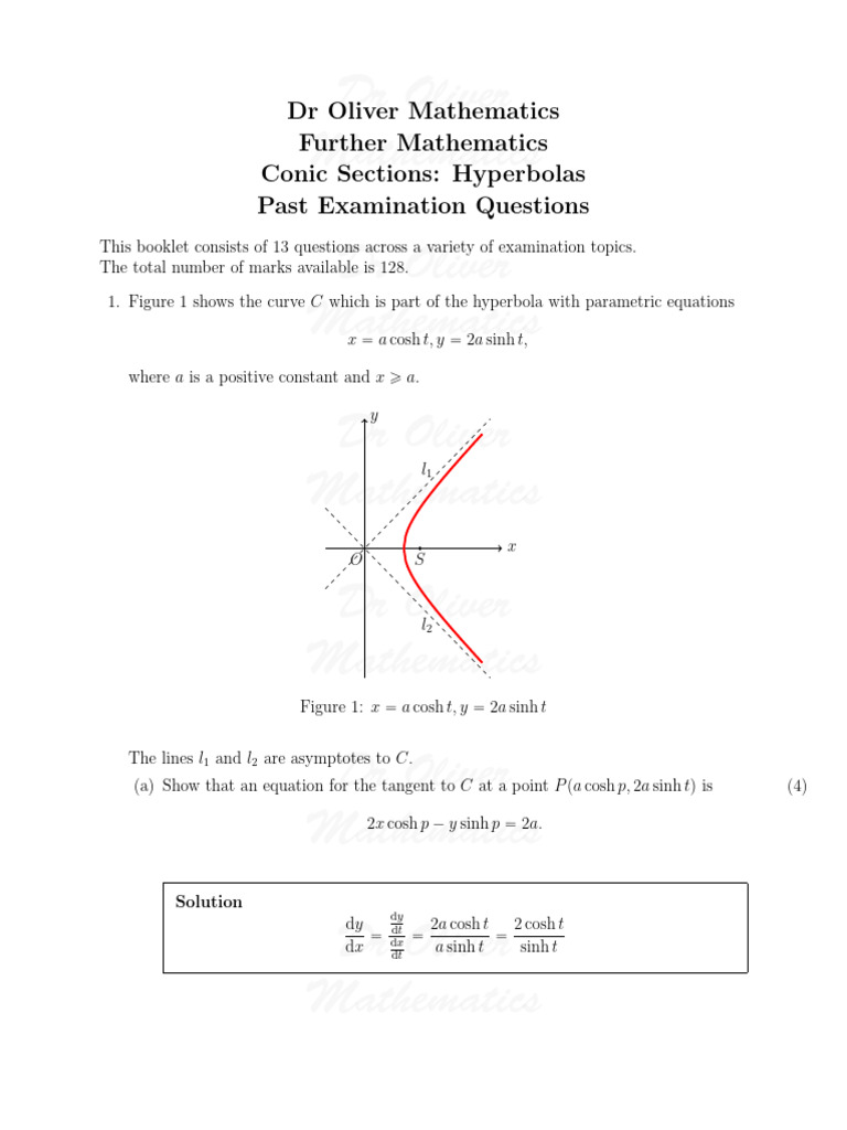 Hyperbola Solutions Olivier | PDF | Equations | Algebraic Geometry