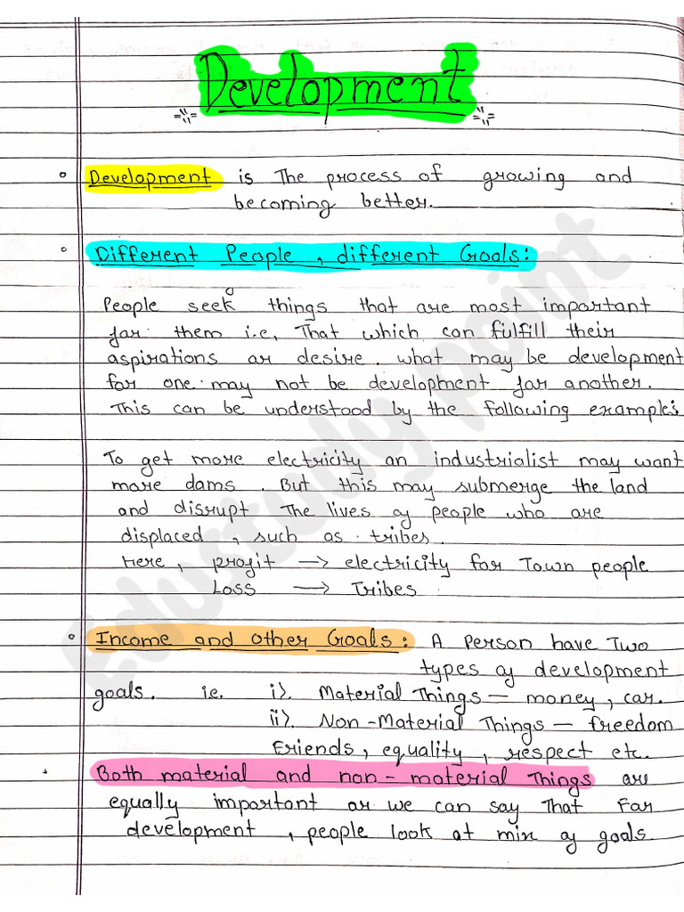 Development Notes (Edustudy Point) | PDF