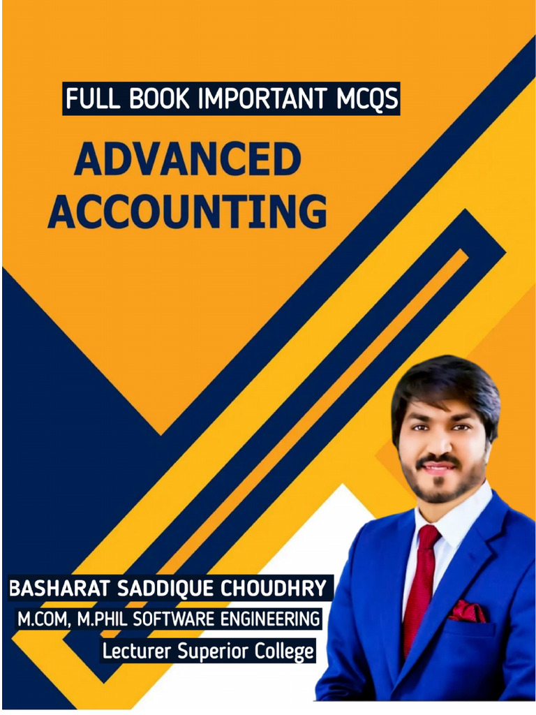 Advance Accounting FULL BOOK MCQS | PDF | Dividend | Stocks