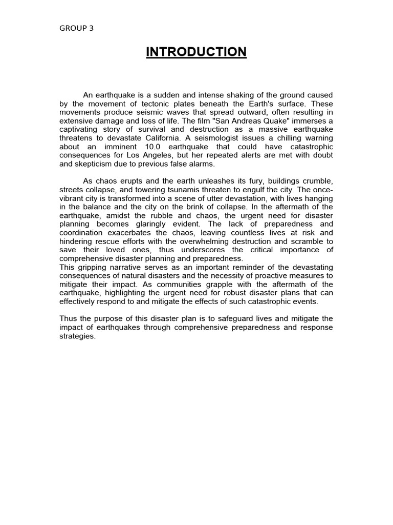 Activity Final-Group3 | PDF | Emergency Management | Emergency