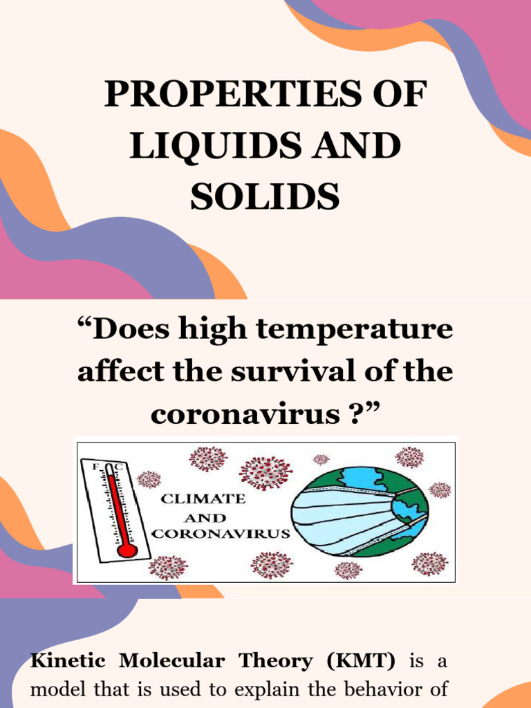 Properties of Liquids and Solids | PDF | Liquids | Viscosity