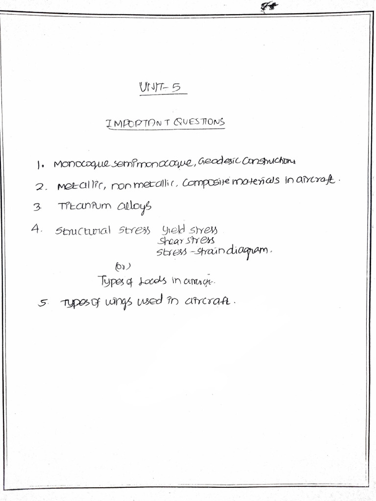 Eoa Unit-V Notes | PDF | Deformation (Engineering) | Young's Modulus