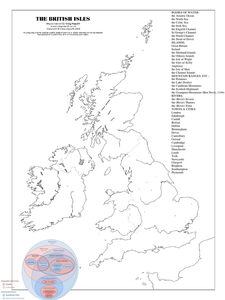 Blank Map of Great Britain Outline | PDF | Science & Mathematics