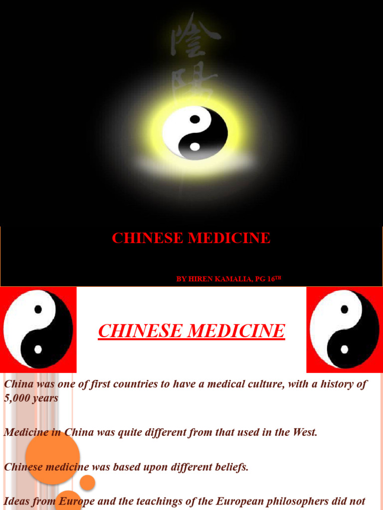 History and Concepts of Chinese Medicine | PDF | Traditional Chinese ...