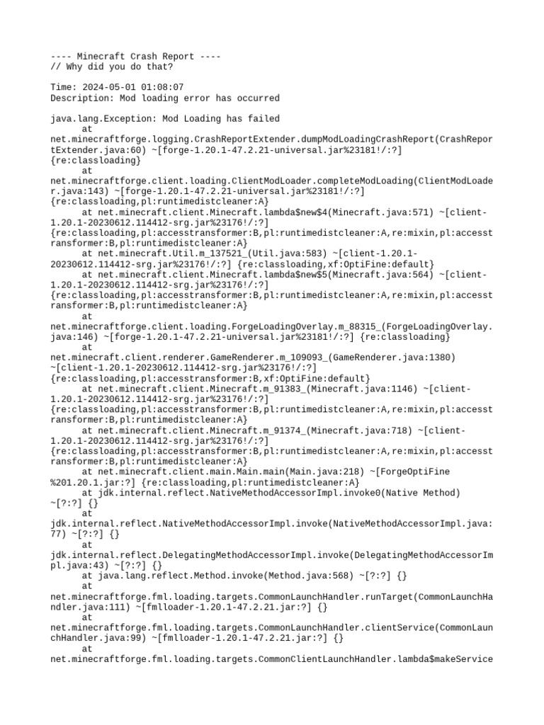 Crash 2024 05 01 - 01.08.06 FML | PDF | X86 Architecture | Computer Architecture