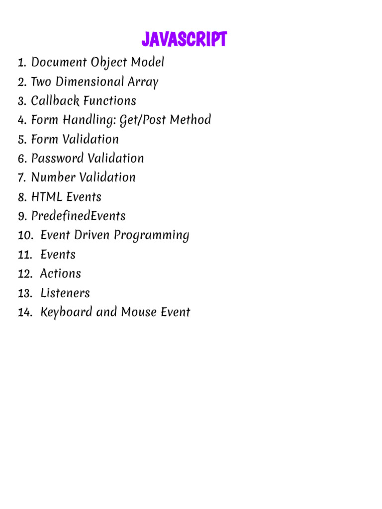 Js Advanced Pdf Document Object Model World Wide Web
