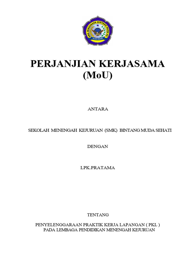 MoU-pkl | PDF