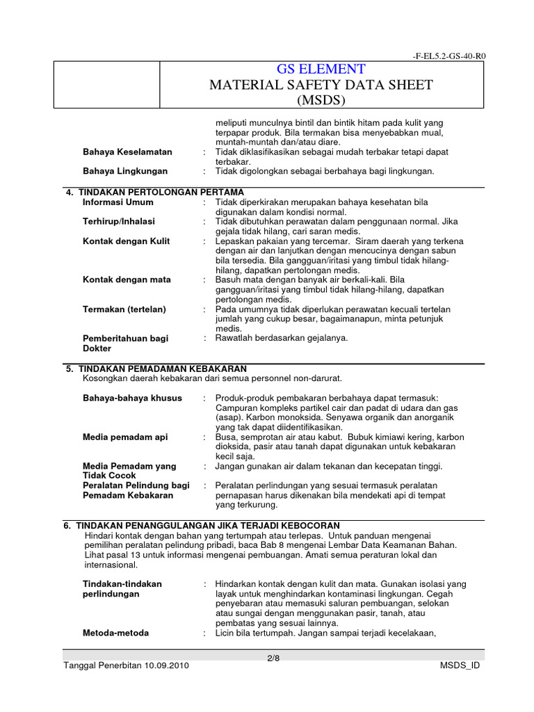 MSDS.07 Spirax S2 A 85W-140 | PDF