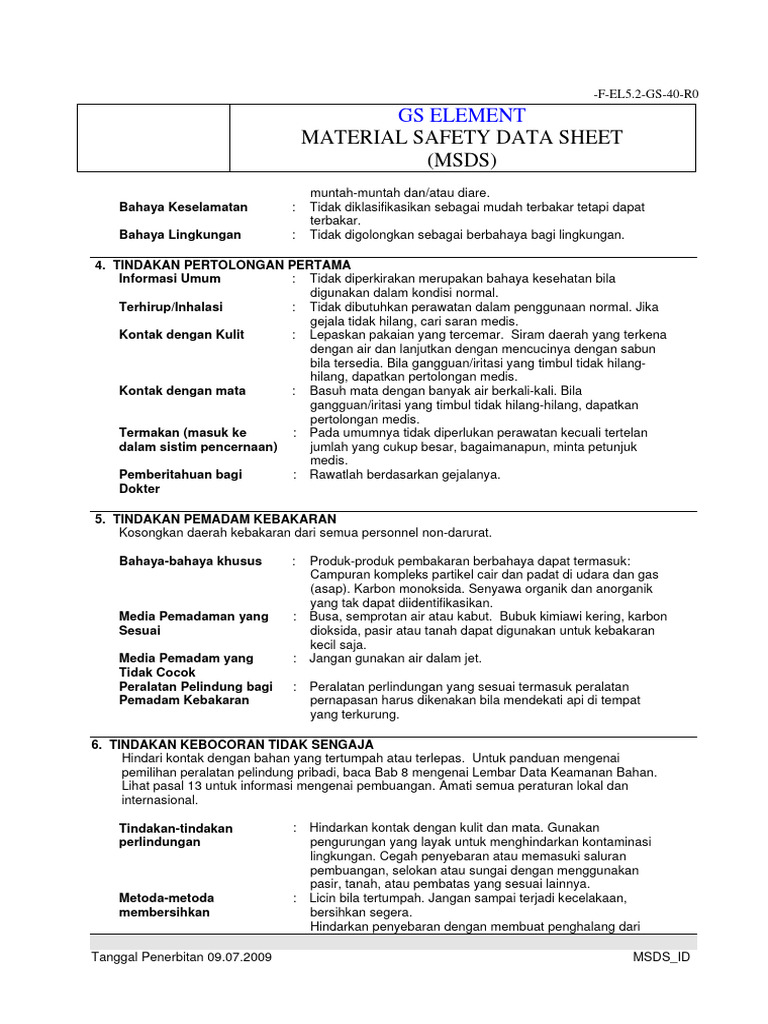 MSDS.01 Rimula R3 MV 15W-40 | PDF