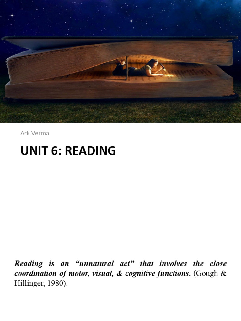 Cognitive Processes in Reading Mechanics | PDF | Dyslexia | Human ...