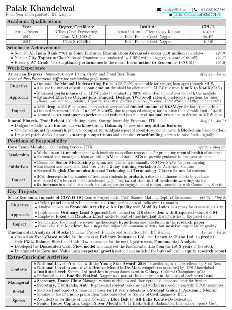 Palak - Draft2 - After 7th - Palak Khandelwal | PDF | Economics