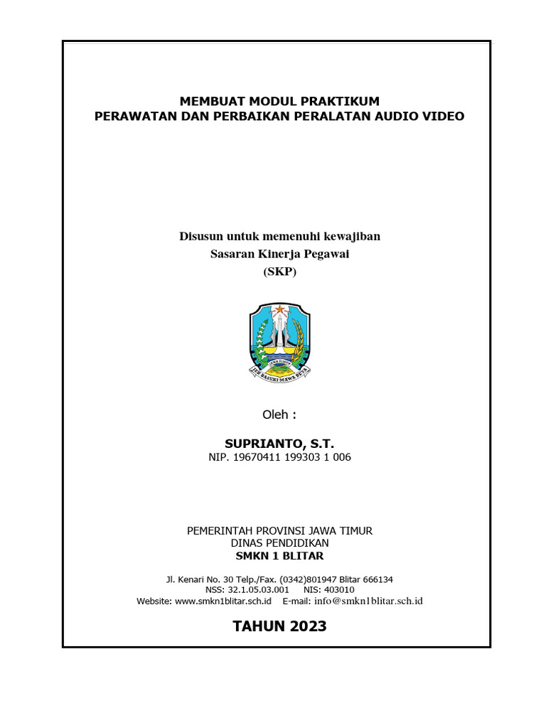 2.Modul-Perawatan-dan-Perbaikan-Peralatan Audio-Video | PDF