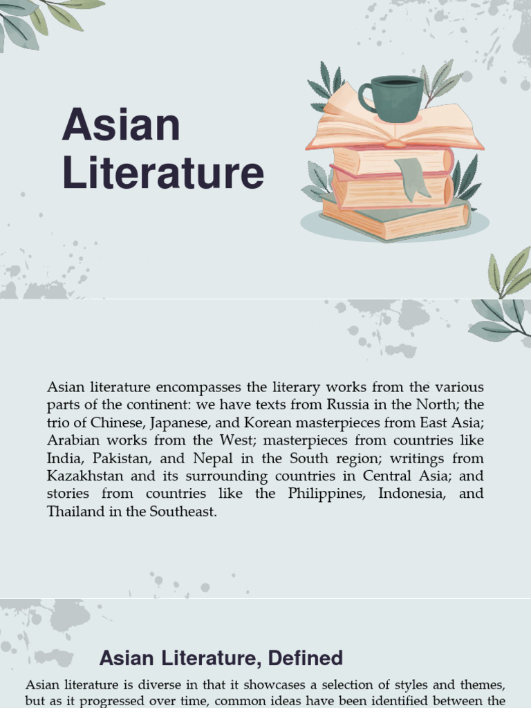 Asian Literature | PDF | Chinese Culture | Rabindranath Tagore