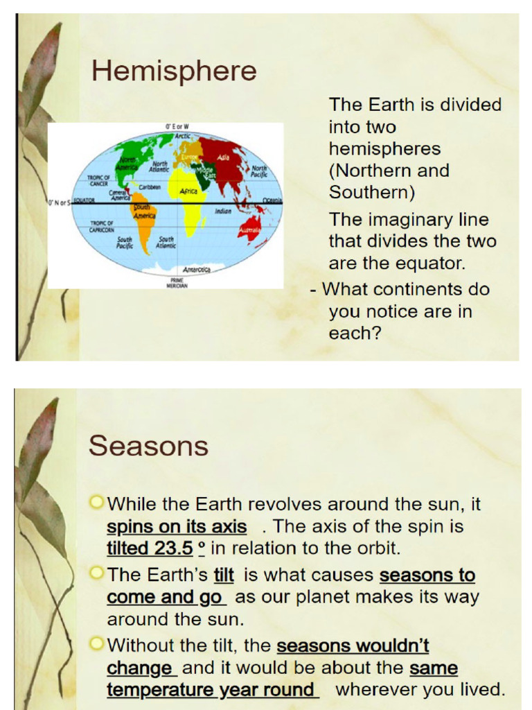 Seasons | PDF