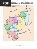 Tripura Static GK for TPSC 2025 | PDF