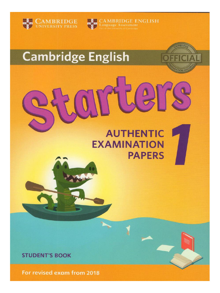 Cambridge English Starters 1 SB PDF Compress | PDF