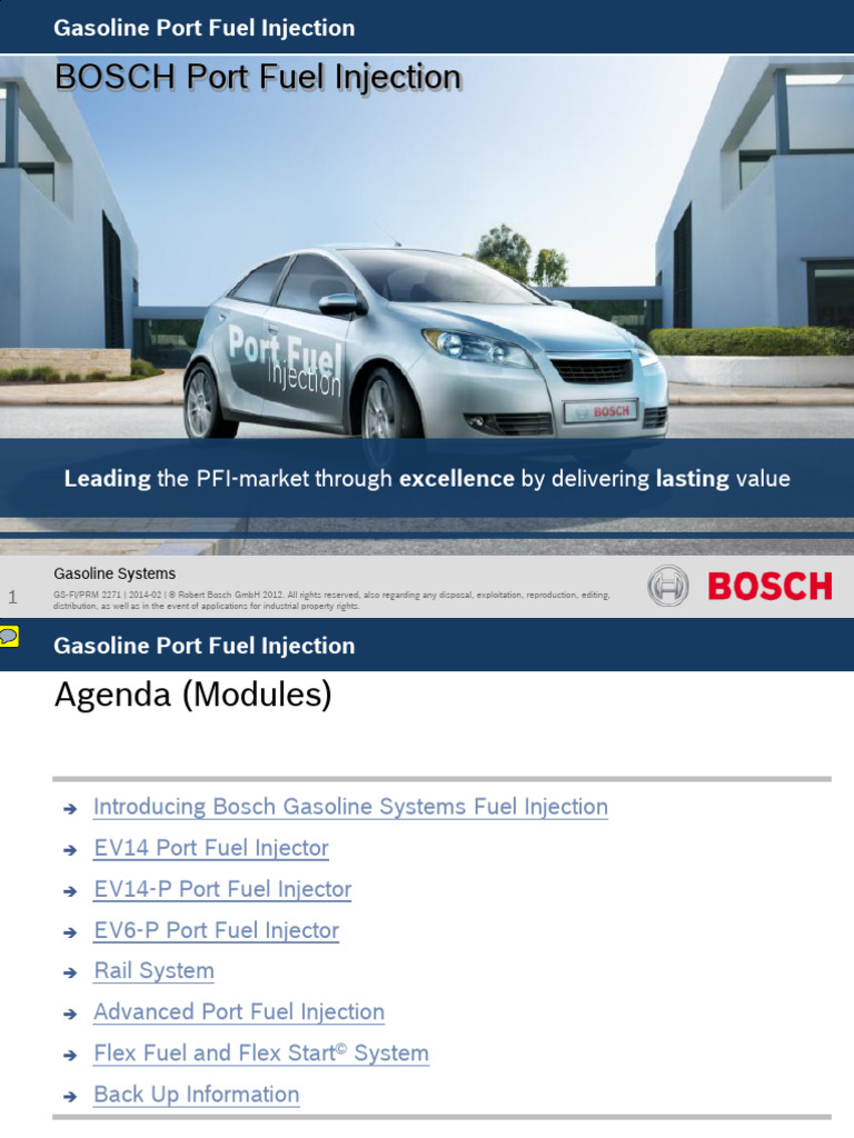 BOSCH Injectoren | PDF | Fuel Injection | Gasoline