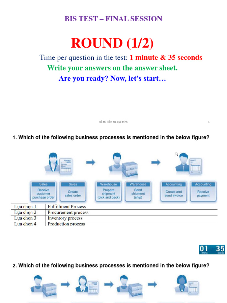 BIS Test: Final Session Overview | PDF | Business | Business Economics